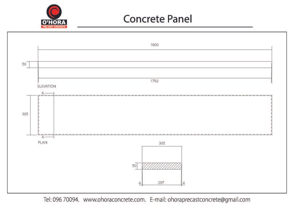 Concrete Panel - O' Hora Pre-Cast Concrete, Mayo, Sligo, West of Ireland